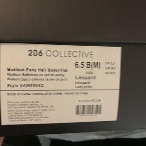 206 Collective | Shoes | Nib 26 Collective Pony Hair Ballet Flats ...